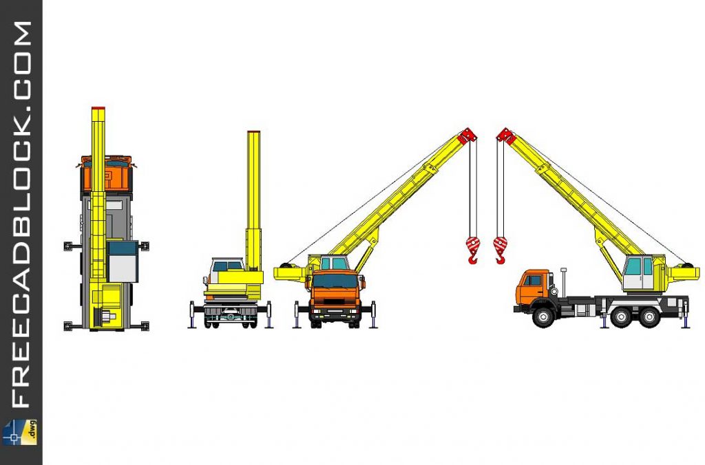 Mobile Crane Diagram